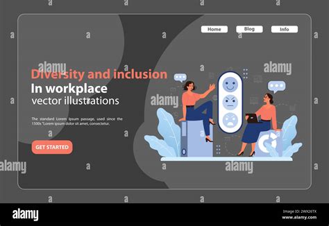 Digital Feedback Concept Two Women Analyzing Facial Expressions For Sentiment Analysis