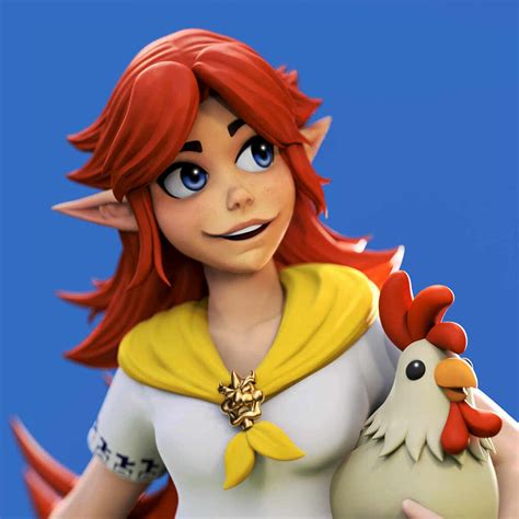 Malon Zelda Ocarina Of Time Fan Art Zbrushcentral