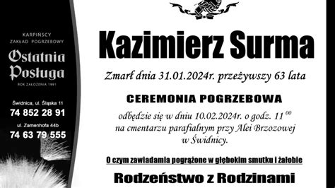 Kazimierz Surma Mojaswidnica Pl
