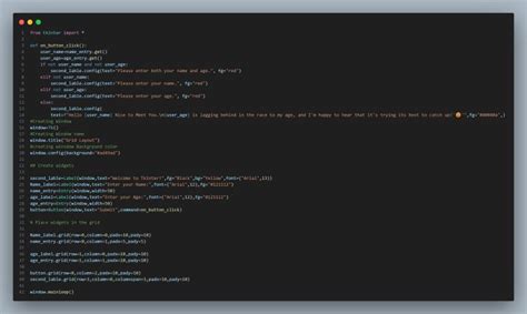 Python Tkinter Gui Learning Coding Vasundhara Mellempudi