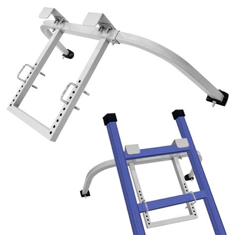 Jh Mech Extension Ladder Stabilizer Heavy Duty Powder Coated Steel Ladder Stabilizer For Roof
