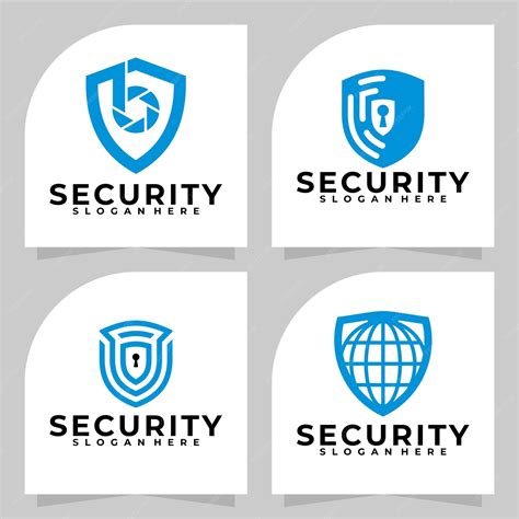 Premium Vector Set Of Security Logo Vector Design Template