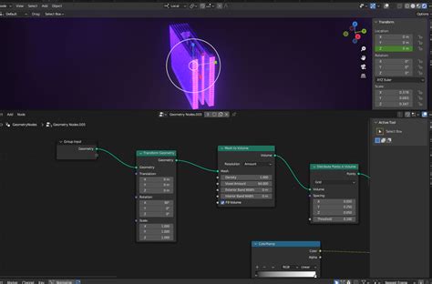 mesh gets flat when rotated with node on x axis r blenderhelp
