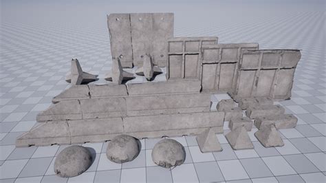 Concrete Checkpoint Pack Vol1 Asset Cloud