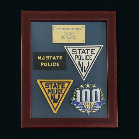 Njsp 100th Anniversary Patch Set Troopers United Foundation