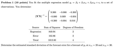 You Fit The Multiple Regression Model Yi β0 β1xi1
