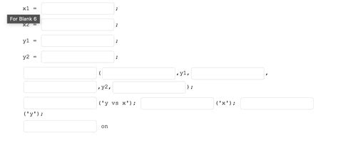 Solved QUESTION Fill In The Blanks In Given Matlab Octave Chegg
