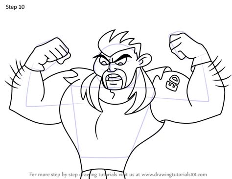 How To Draw Edward Lipsky From Kim Possible Kim Possible Step By Step