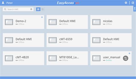 8 EasyAccess 2 0 PC Client Program Weintek Labs Inc