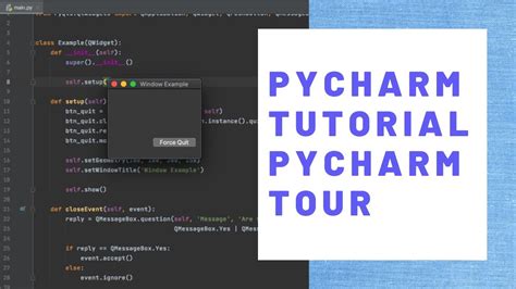 PyCharm Tutorial 1 PyCharm Tour YouTube