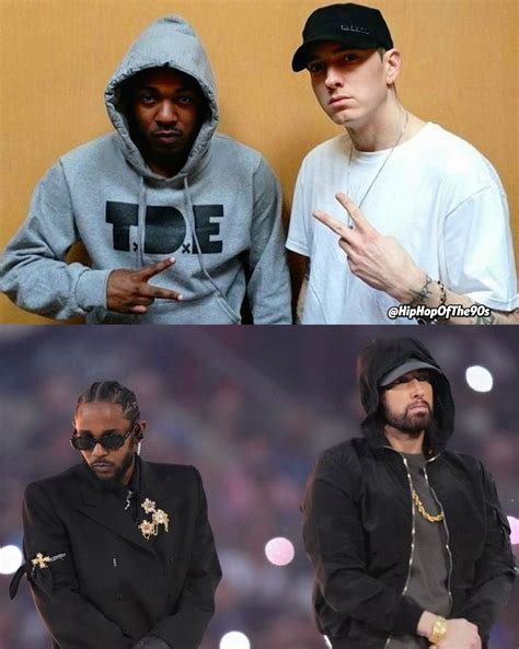 Eminem And Kendrick Lamar 👀 Then And Now 💯 Top 📸 Via Unknown Dm Us For