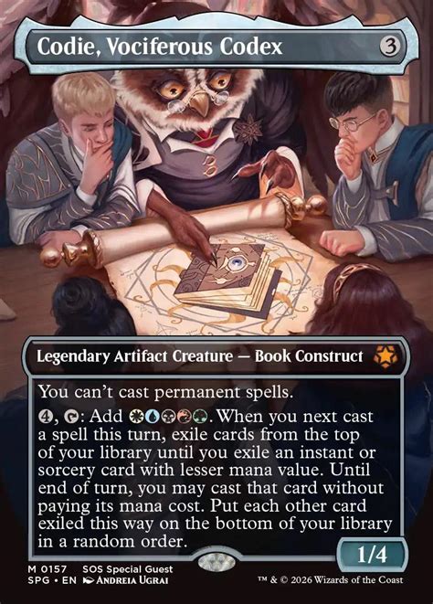 Codie Vociferous Codex Special Guests Foil Card Kingdom