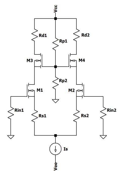 First Stage Topology Diferential Cascode Amplifier Source The Authors Download Scientific