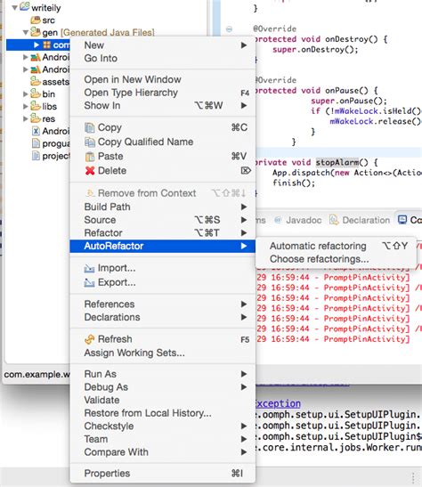 Developers Can Apply Refactoring By Selecting The Automatic