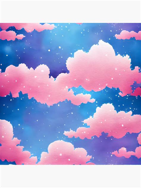 Kawaii Sky And Stars Sticker For Sale By Artoftheadrift Redbubble