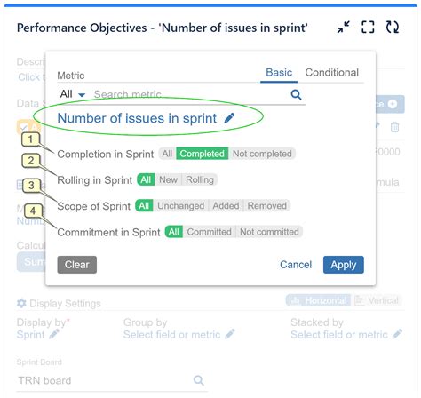Filtering Options For Issues In Sprint And Story Points