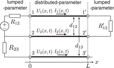 Three Line Circuit Consisting Of Three Lines And