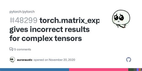 Torch Matrix Exp Gives Incorrect Results For Complex Tensors Issue