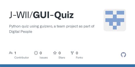github j wll gui quiz python quiz using guizero a team project as part of digital people