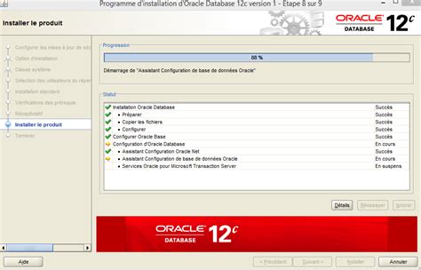 Démarrage De Assistant Configuration De Base De Données Oracle Installation Oracle