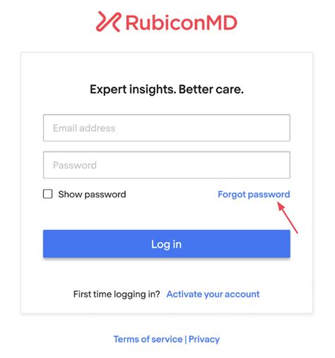 I Forgot My Password How Do I Reset My Password Rubiconmd
