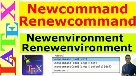Newcommandrenewcommand And Newenvironmentrenewenvironment Latex