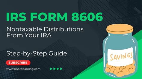 How To File Form 8606 Step By Step Guide On Nontaxable Distributions Youtube