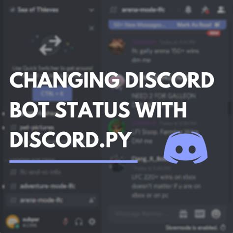 How To Update Discord Bot Status With Discordpy