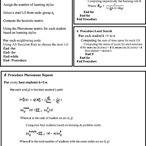 Proposed Algorithm In Pseudo Code A Pseudo Code Of Construct Solution Download Scientific