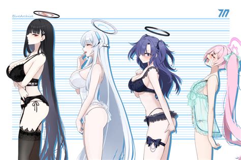Yoru0409 Koyuki Blue Archive Noa Blue Archive Rio Blue Archive