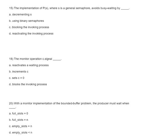 Solved 15 The Implementation Of Ps Where S Is A General