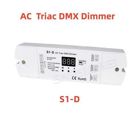 เครองหรไฟ Led AC100V 240V 288W 2 ชองทาง 2CH Triac DMX DMX512 หนาจอดจทล S1 D Shopee
