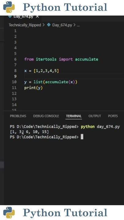 Cumulative Sums Made Easy In Python Python Tutorial Youtube