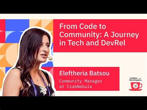 Wearedevelopers World Congress Talk From Code To Community A Journey In Tech And Devrel From