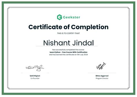 Nishant Jindal On Linkedin Geekster Python