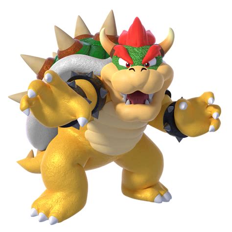 bowser render by vtmario on deviantart