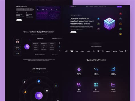Saas Landing Page Ai Marketing By Adrian Rusnac For Vivid Motion® On