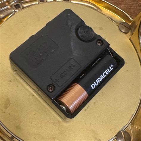 Vintage Richter Quartz 1960s Brass Clock Western Germany Works Etsy