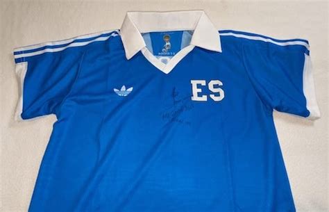 El Salvador Jersey Retro Firmado Magico Gonzalez Tienda El 10 Futbol
