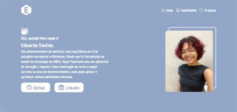 Desenvolvimentoweb Portfólio Figma Html Css Javascript Trilhas Eduarda Santos