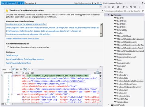 Visual Studio C Add In With Wpf Prism Mvvm Stack Overflow