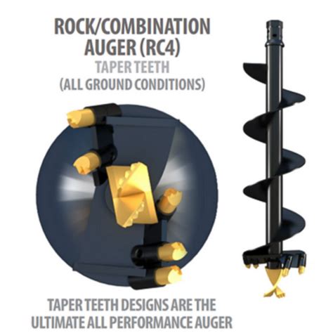 Digga Rc4 Rock Earth Combo Auger Bit — Attachments King