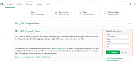 Mongodb安装（mac版）mongodb Mac Csdn博客