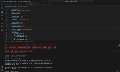 Misformatted Synthstrategy · Issue 2034 · The Openroad Projectopenlane · Github