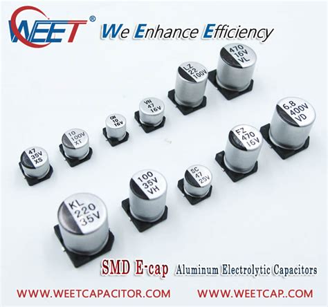 Wee Technology Company Limited Weet Aluminum Electrolytic Capacitors Surface Mount Smd Type High