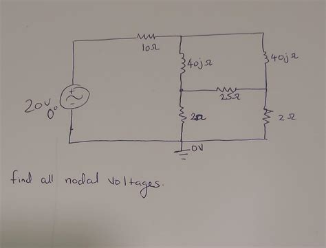 Solved Find All Nodal Voltages Chegg