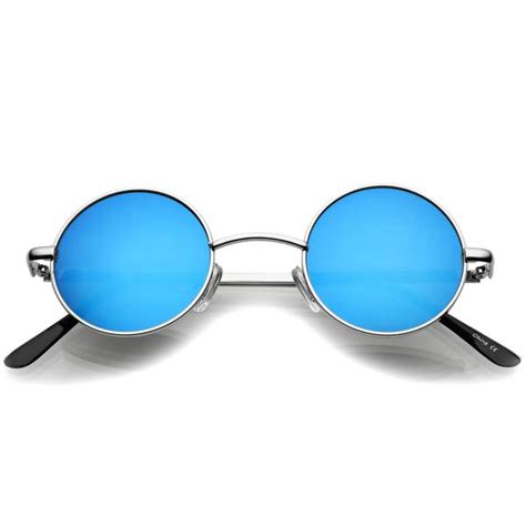 Blue Round Sunglasses