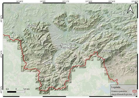 Study Area Source Developed In QGIS Based On Open Street Maps Layers