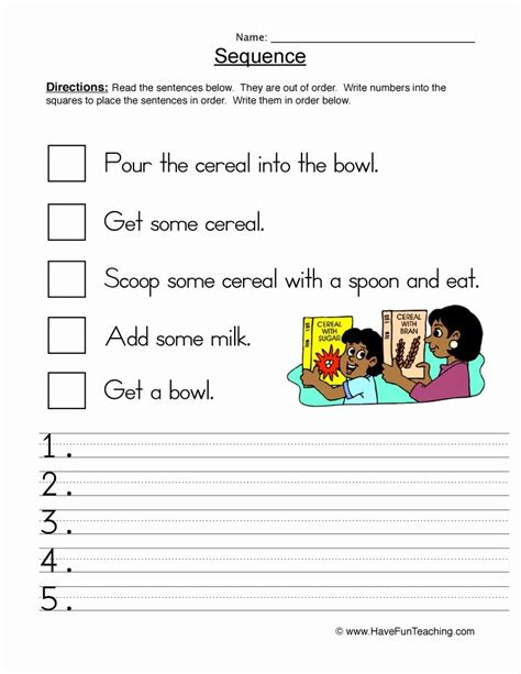 50 Sequence Of Events Worksheet Chessmuseum Template Library