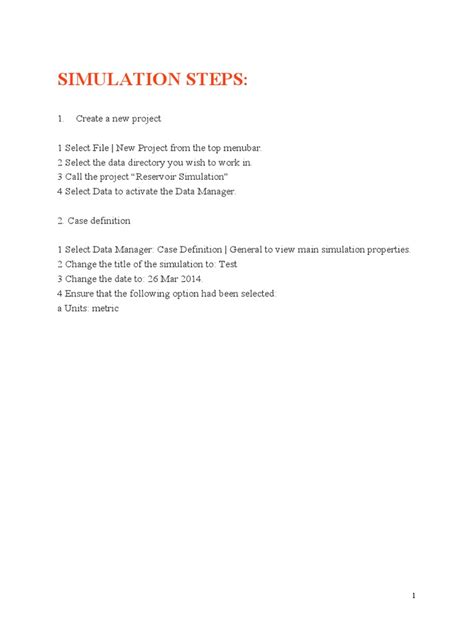 Reservoir Simulation Pdf